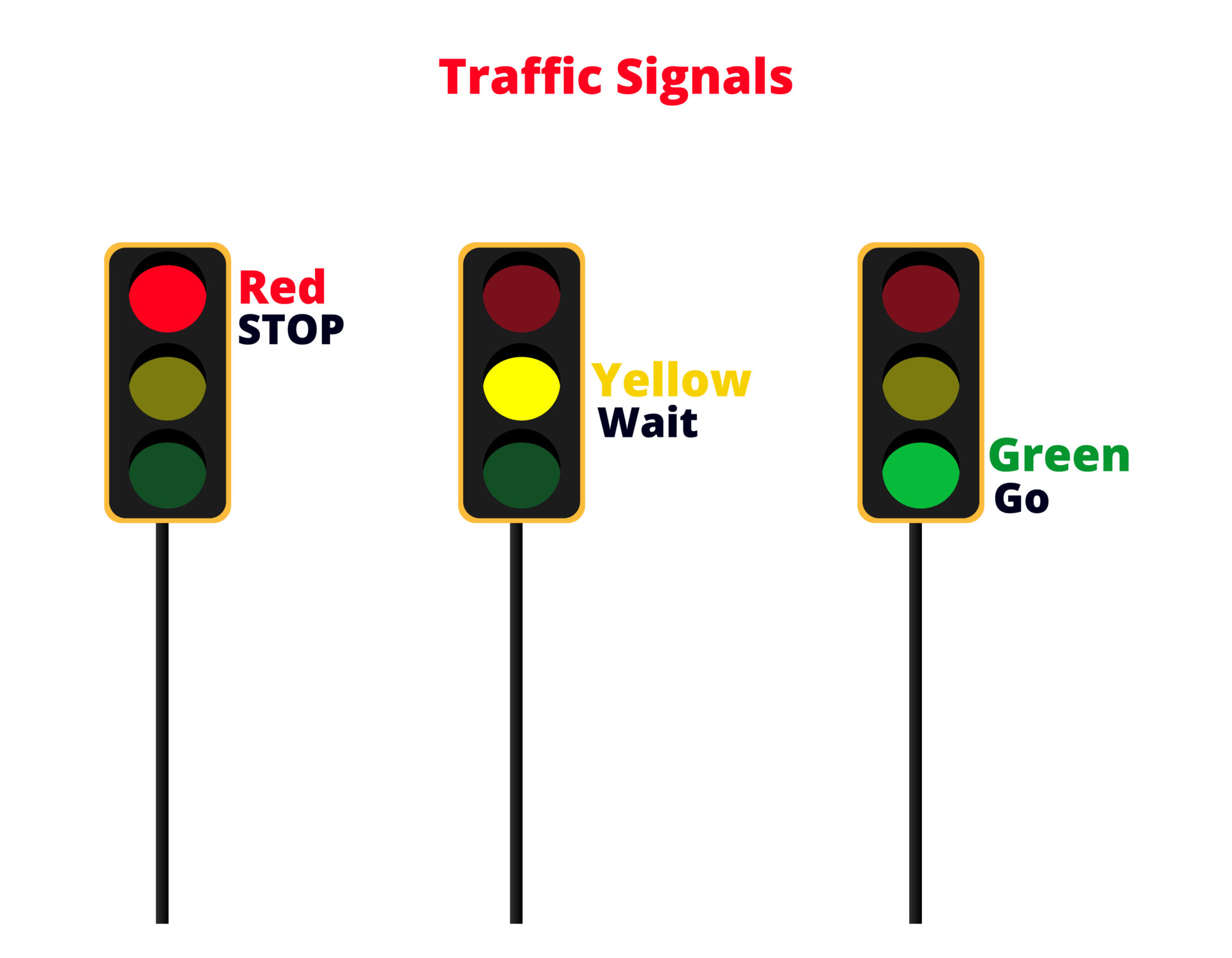 Transparent traffic signals for kids 27436711 PNG