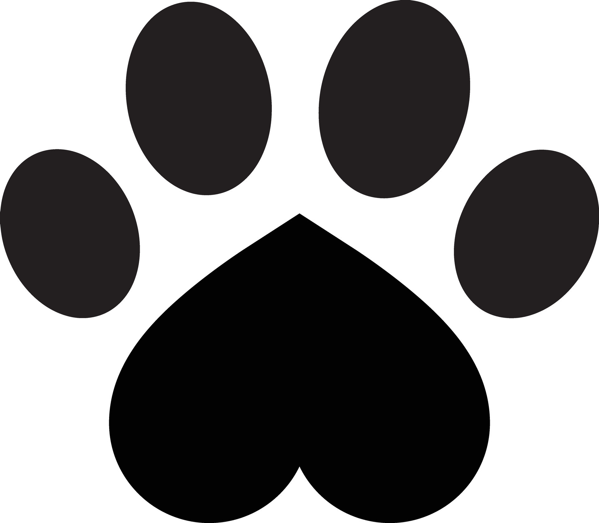 Dog Paw Print Clip Art