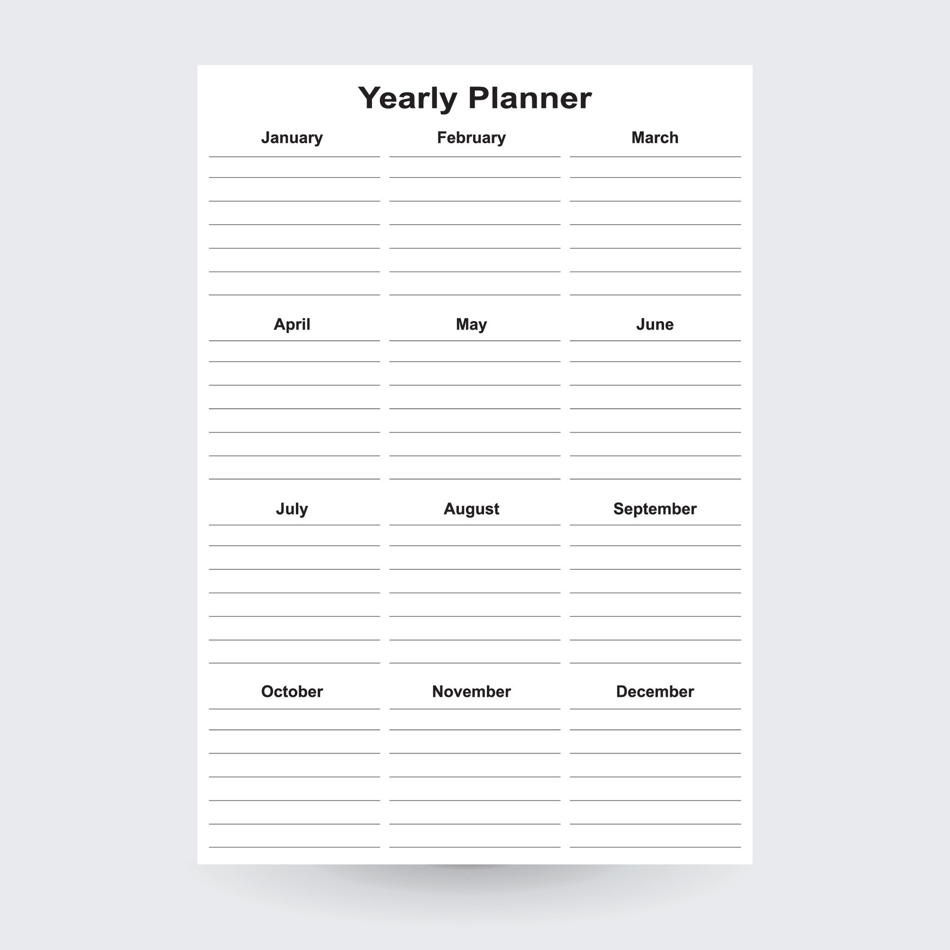Yearly Planner,Year at a Glance,Annual Planner,Yearly Organizer,Annual ... Yearly Planner,Year at a Glance,Annual Planner,Yearly Organizer,Annual ...