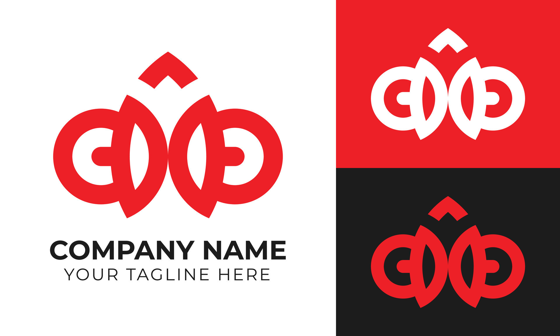 Modern abstract minimal business logo design template Free Vector ... Modern abstract minimal business logo design template Free Vector ...