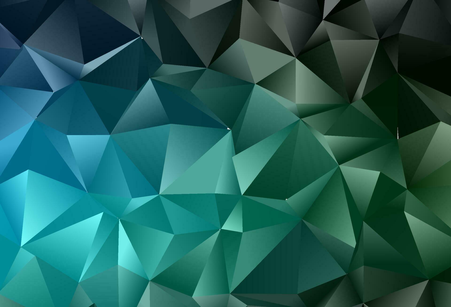 Dark Blue Green Vector Abstract Mosaic Pattern 27440966 Vector Art At