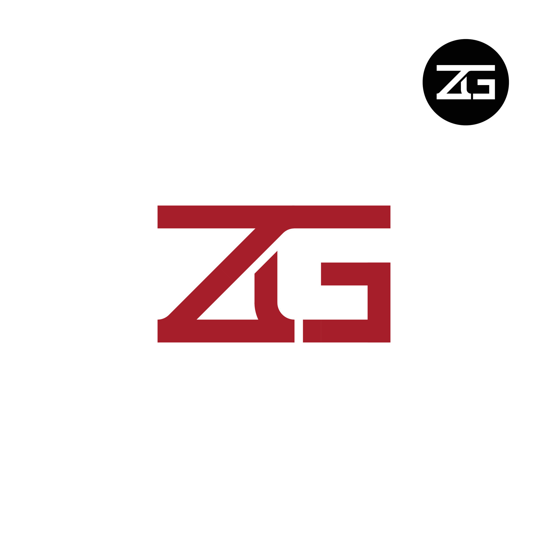 Letter ZG Monogram Logo Design 27441332 Vector Art at Vecteezy