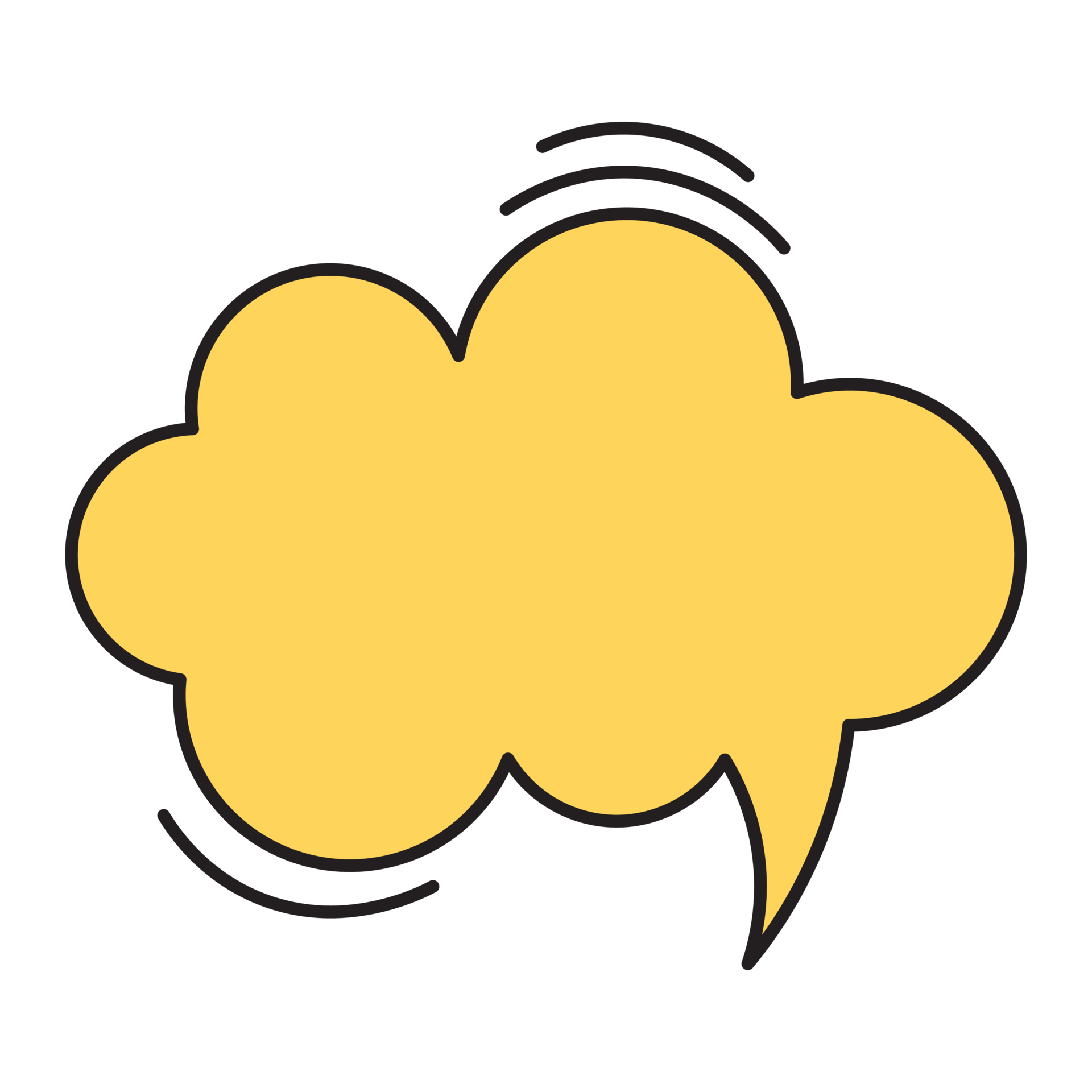50 Dialogue Speech Bubble Fill Style Bb 27443957 Png