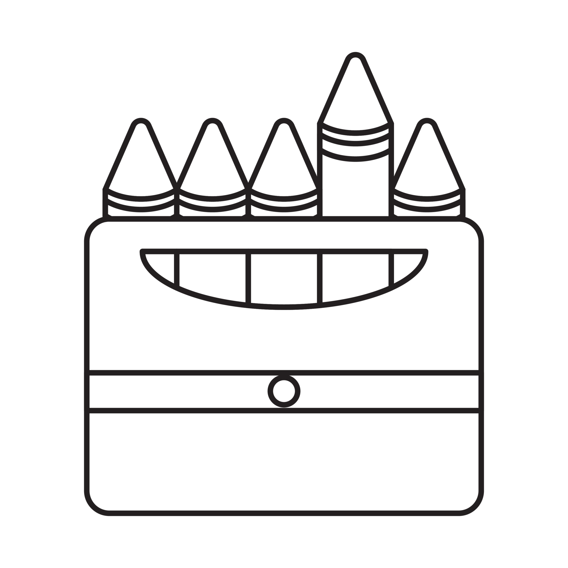 Crayon 30 School Icon Set Outline Style 27443979 PNG Crayon 30 School Icon Set Outline Style 27443979 PNG