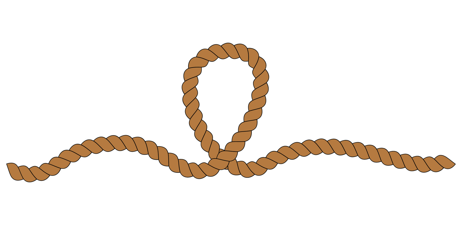 rope wrap loop 27460816 Vector Art at Vecteezy