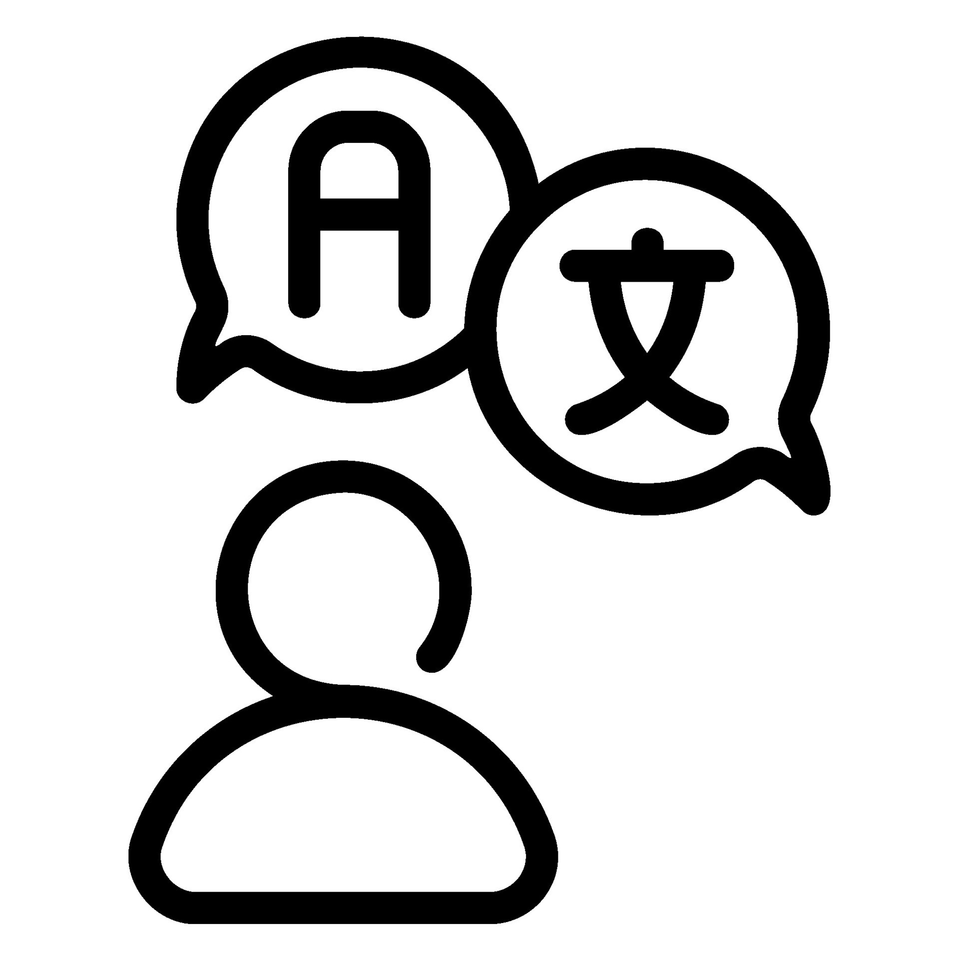 bilingual line icon 27468946 Vector Art at Vecteezy bilingual line icon 27468946 Vector Art at Vecteezy