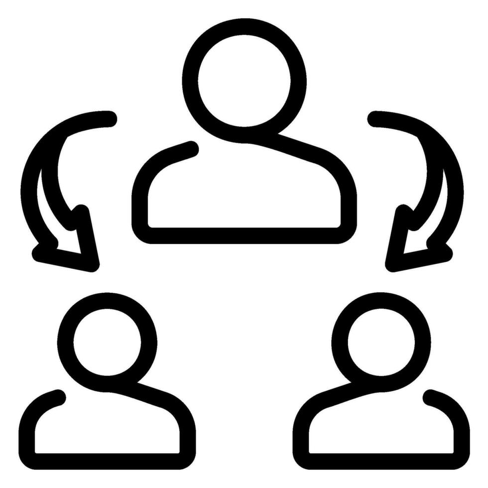 inheritance line icon 27469329 Vector Art at Vecteezy