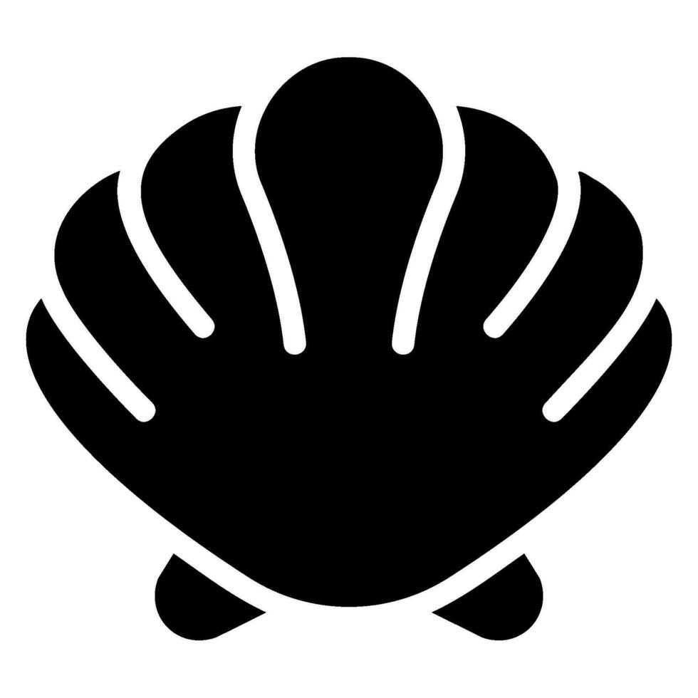 shell glyph icon 27469366 Vector Art at Vecteezy