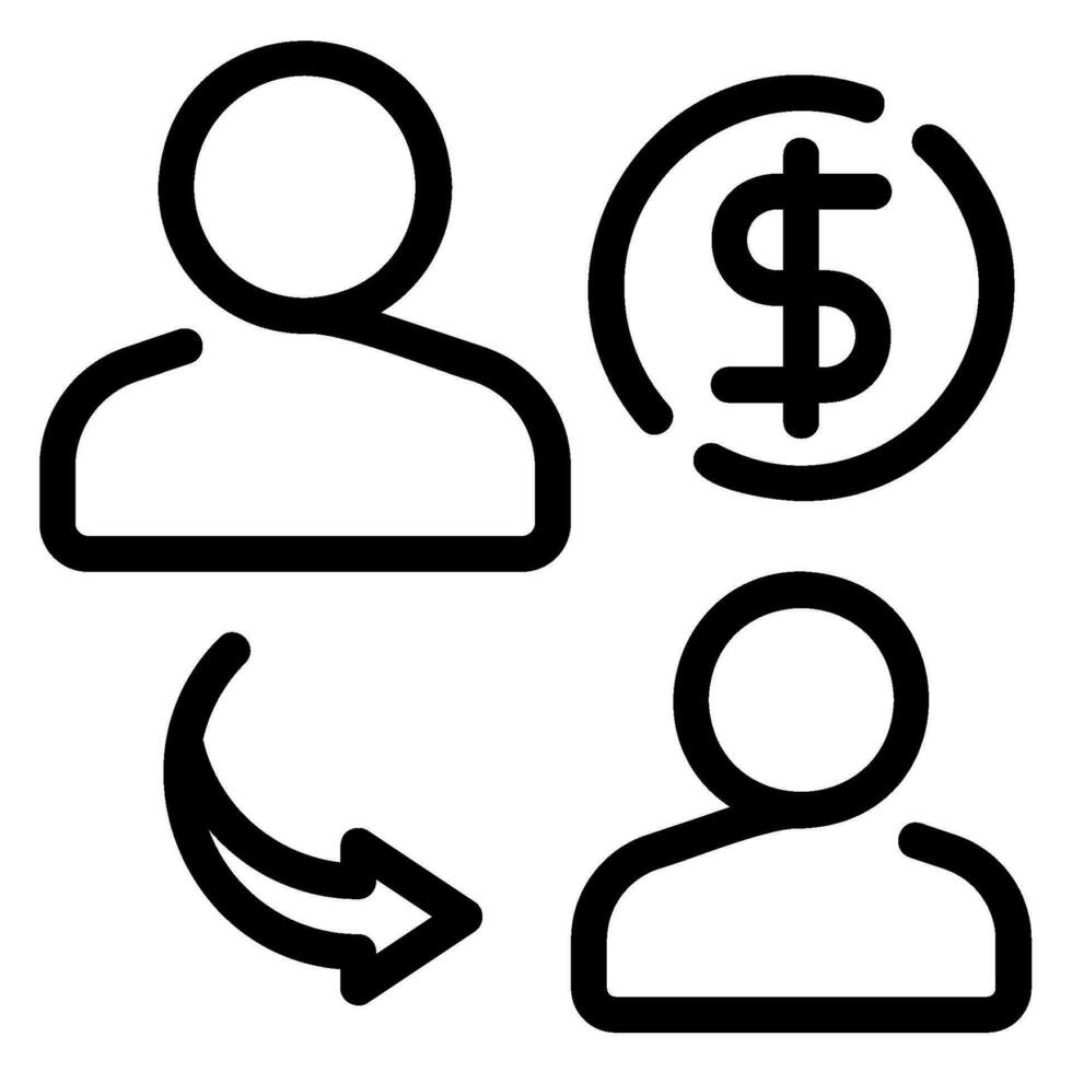 inheritance line icon 27469672 Vector Art at Vecteezy