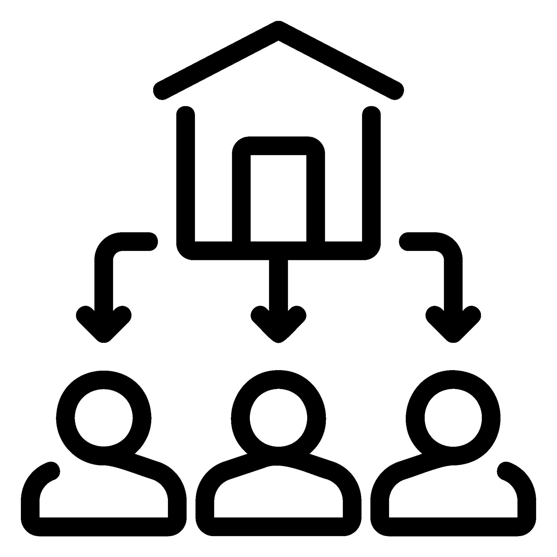 inheritance line icon 27469687 Vector Art at Vecteezy