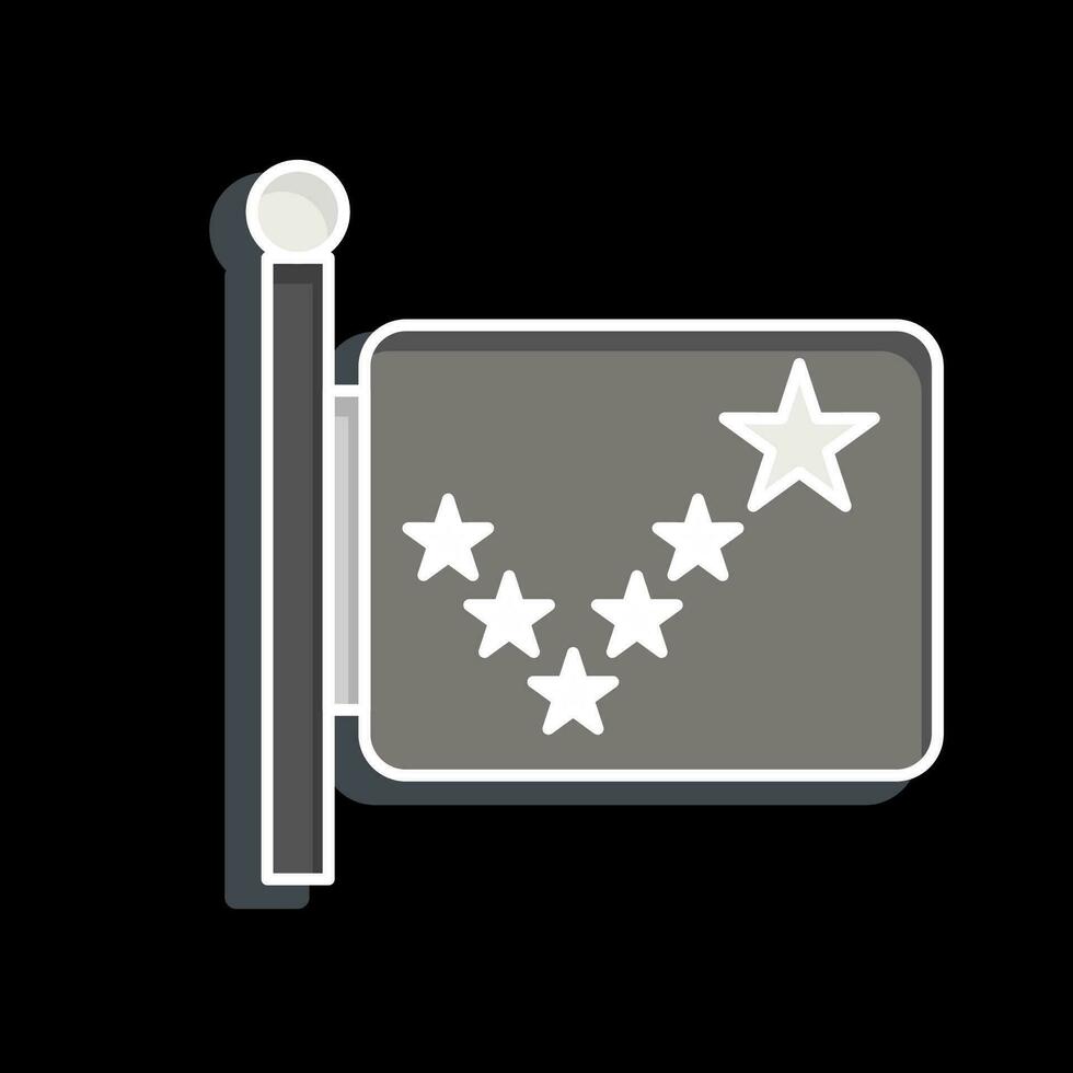 Icon Alaska Flag Related To Alaska Symbol Glossy Style Simple Design Editable Simple