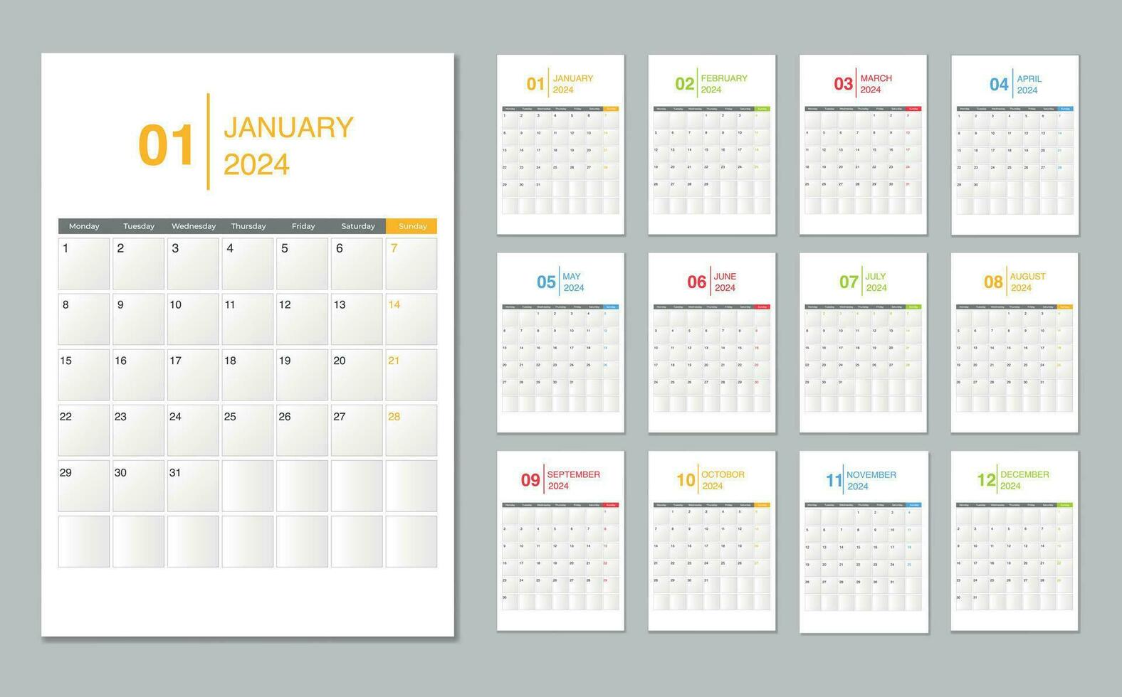 calendario 2024 semana comienzo lunes. editable 2024 calendario diseño ... calendario 2024 semana comienzo lunes. editable 2024 calendario diseño ...