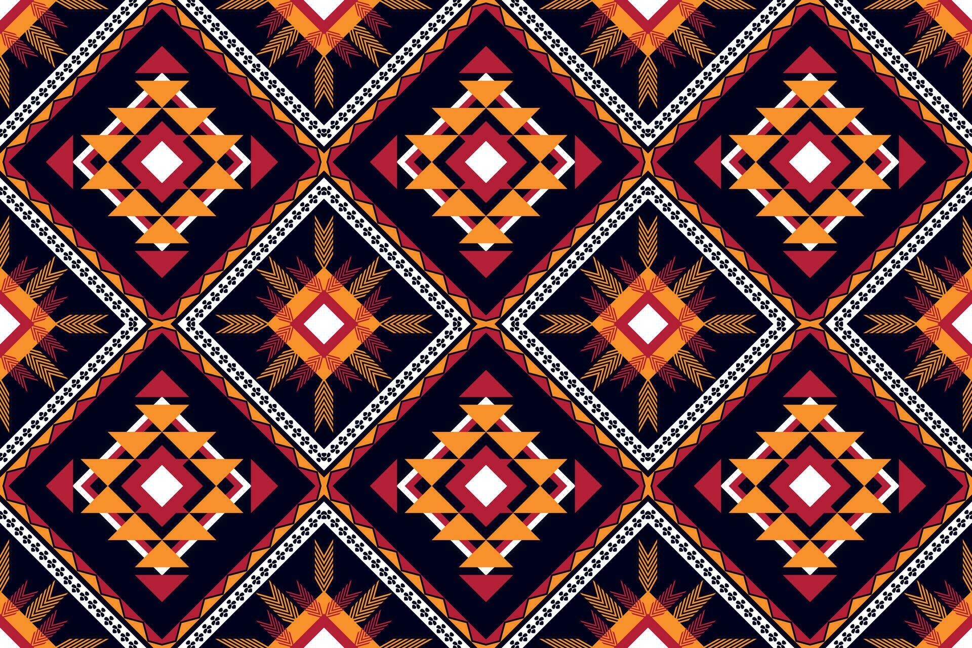 Geometric ethnic oriental seamless pattern traditional Design for ...