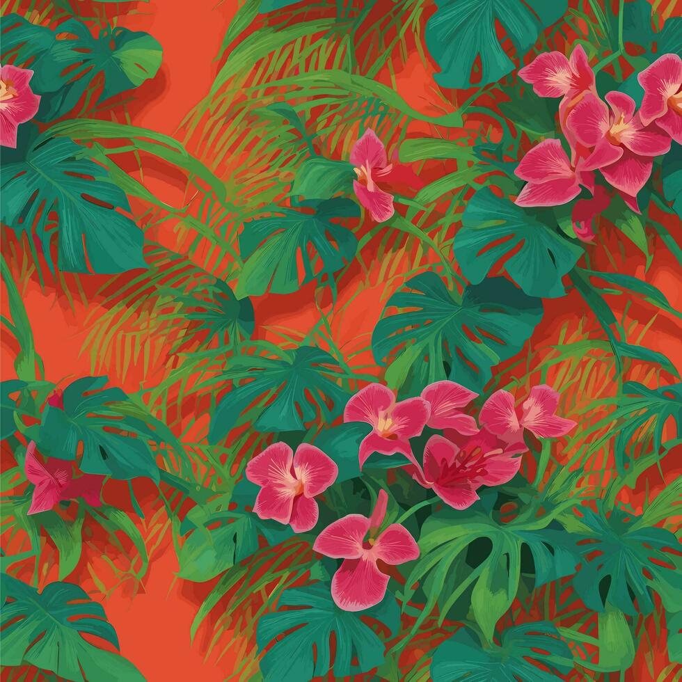 AI generate Floral seamless pattern Digital print Pattern Design ...