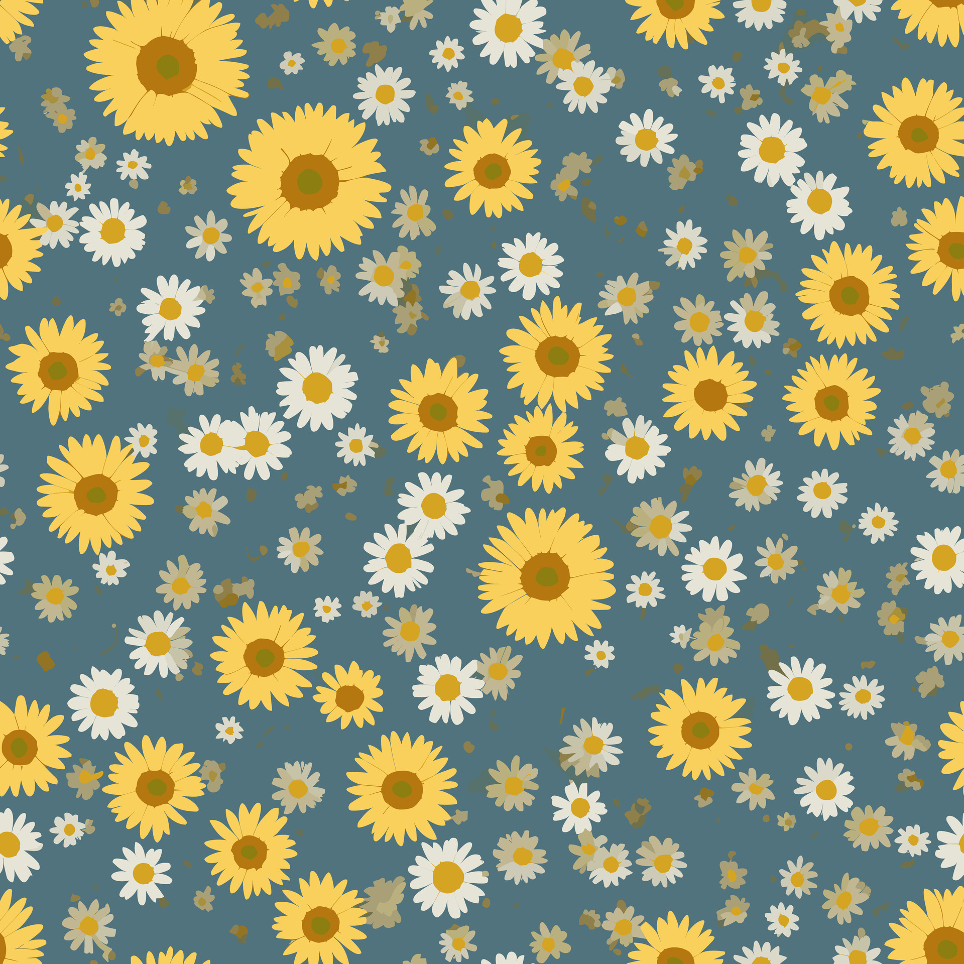 AI generate Floral seamless pattern Digital print Pattern Design ...