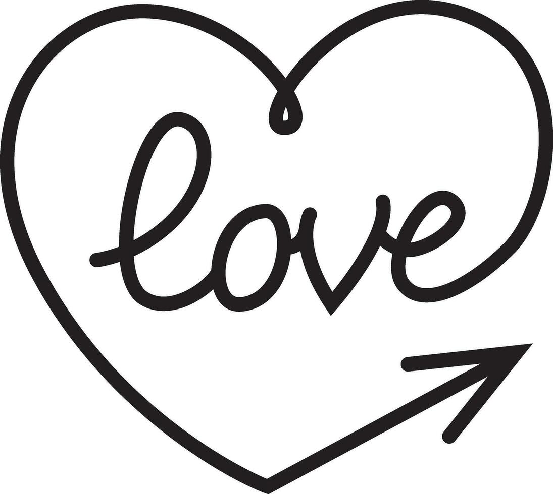 Arrow Love Illustration 27492911 Vector Art At Vecteezy
