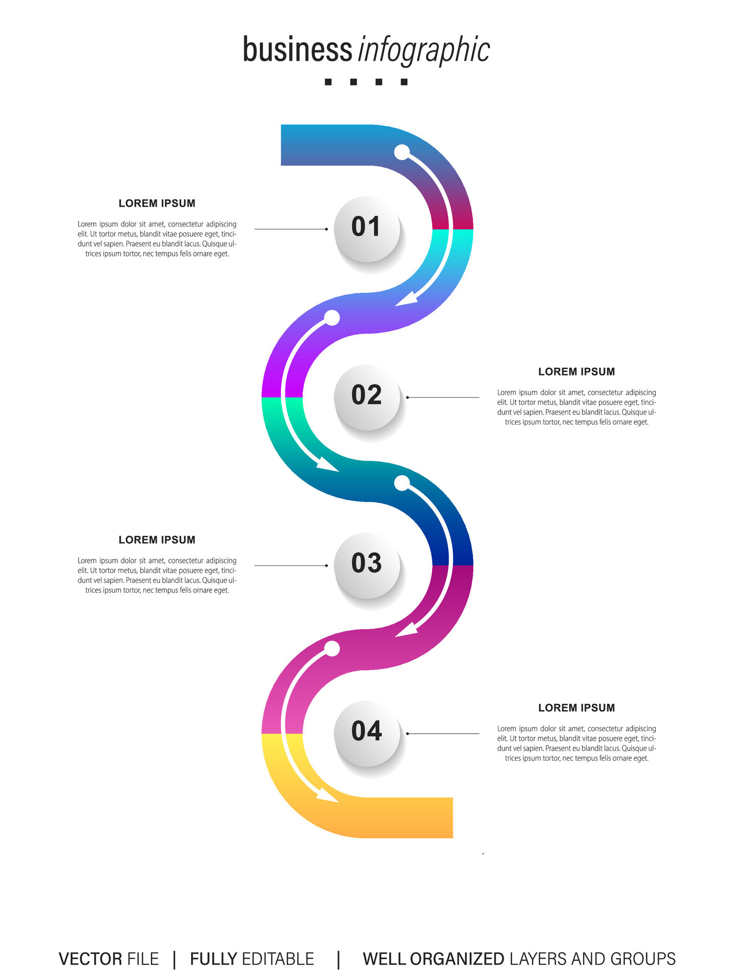 Steps business data visualization timeline process infographic template ...