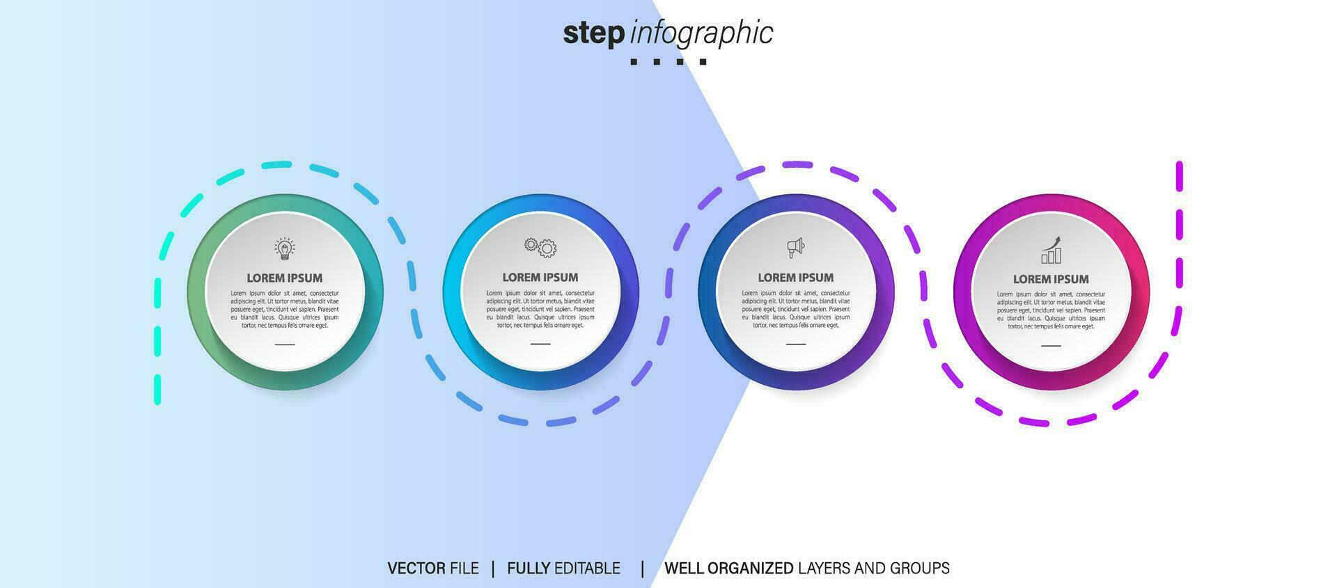 New product development infographic chart design template. Editable infochart with icons ...