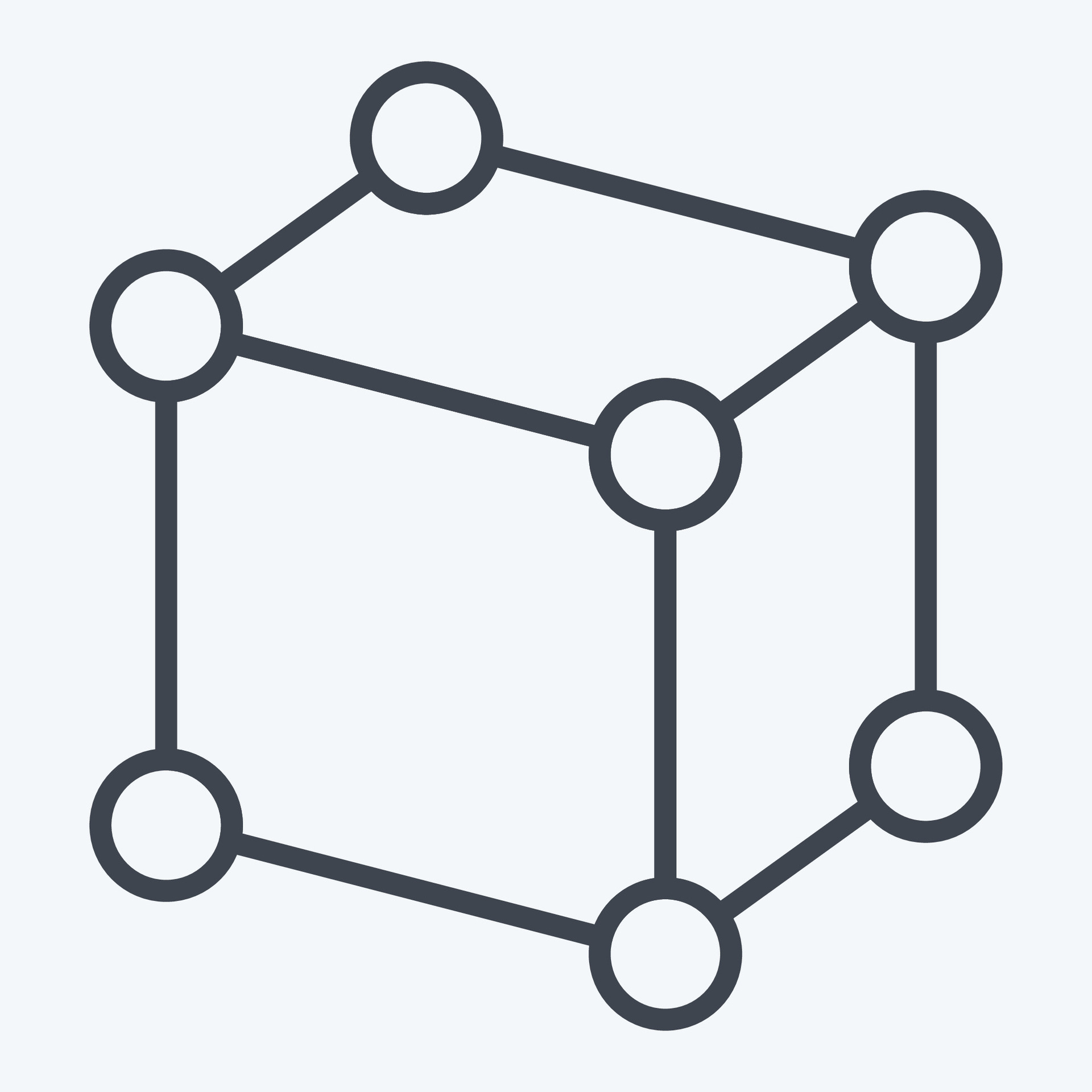 Icon Framework Related To 3d Visualization Symbol Line Style Simple Design Editable Simple