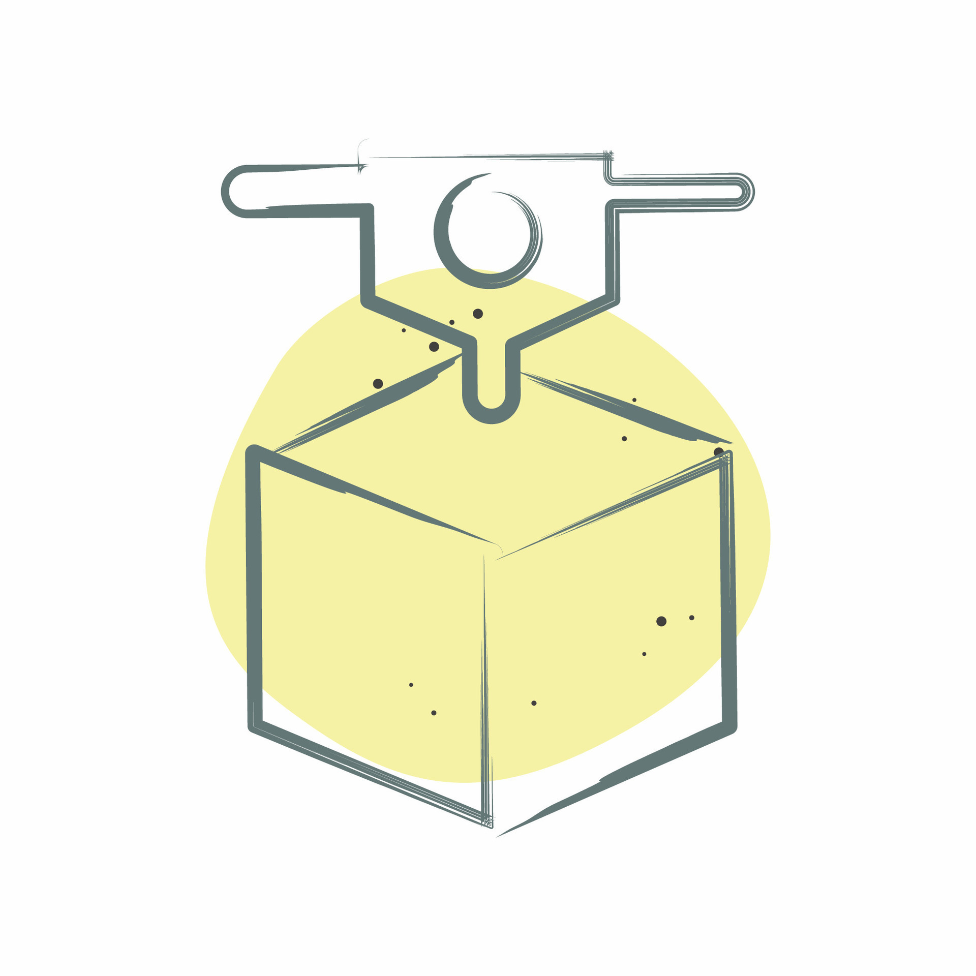 Icon 3d Printing Related To 3d Visualization Symbol Color Spot Style Simple Design Editable