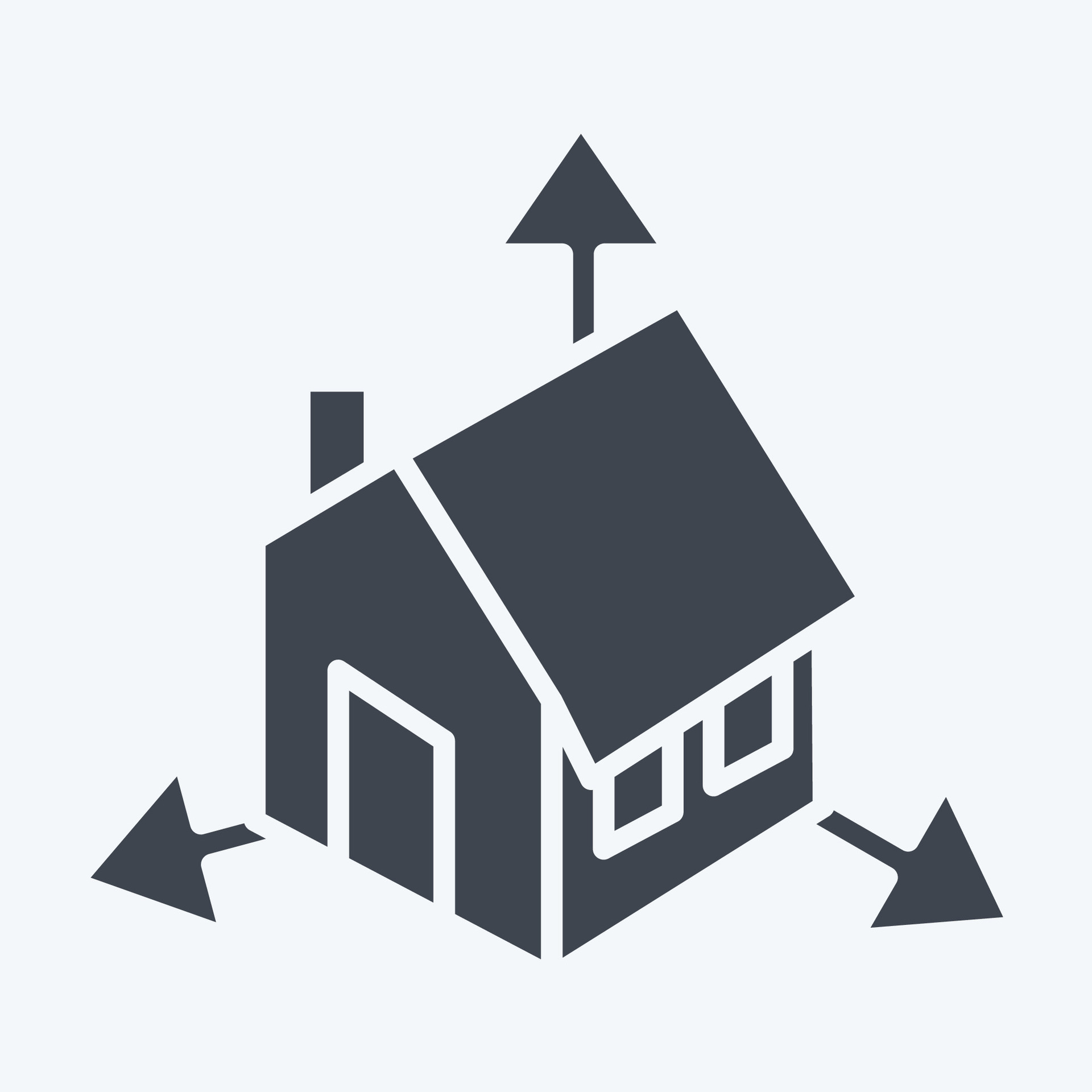 Icon Architectural Design Related To 3d Visualization Symbol Glyph Style Simple Design