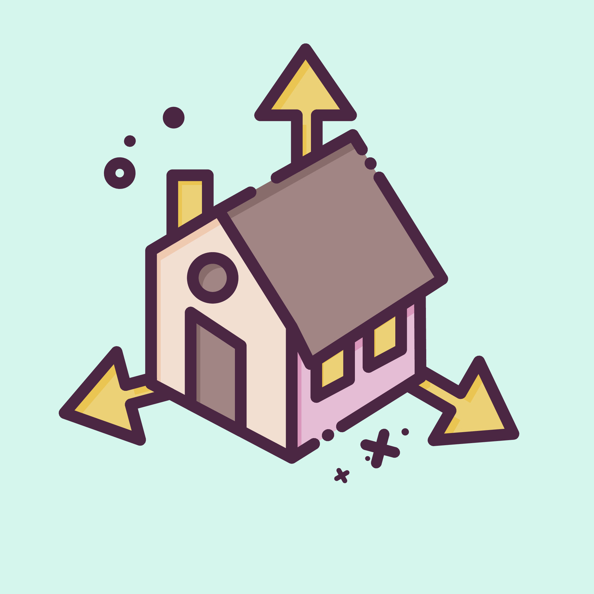 Icon Architectural Design Related To 3d Visualization Symbol Mbe Style Simple Design Editable