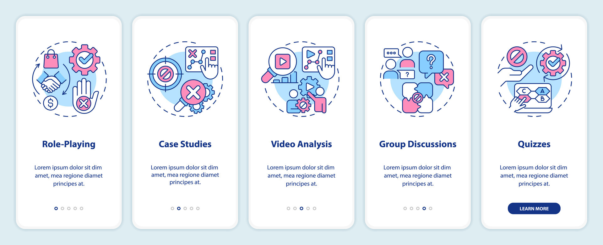 Objection Handling Training Onboarding Mobile App Screen Sales Coaching Walkthrough 5 Steps