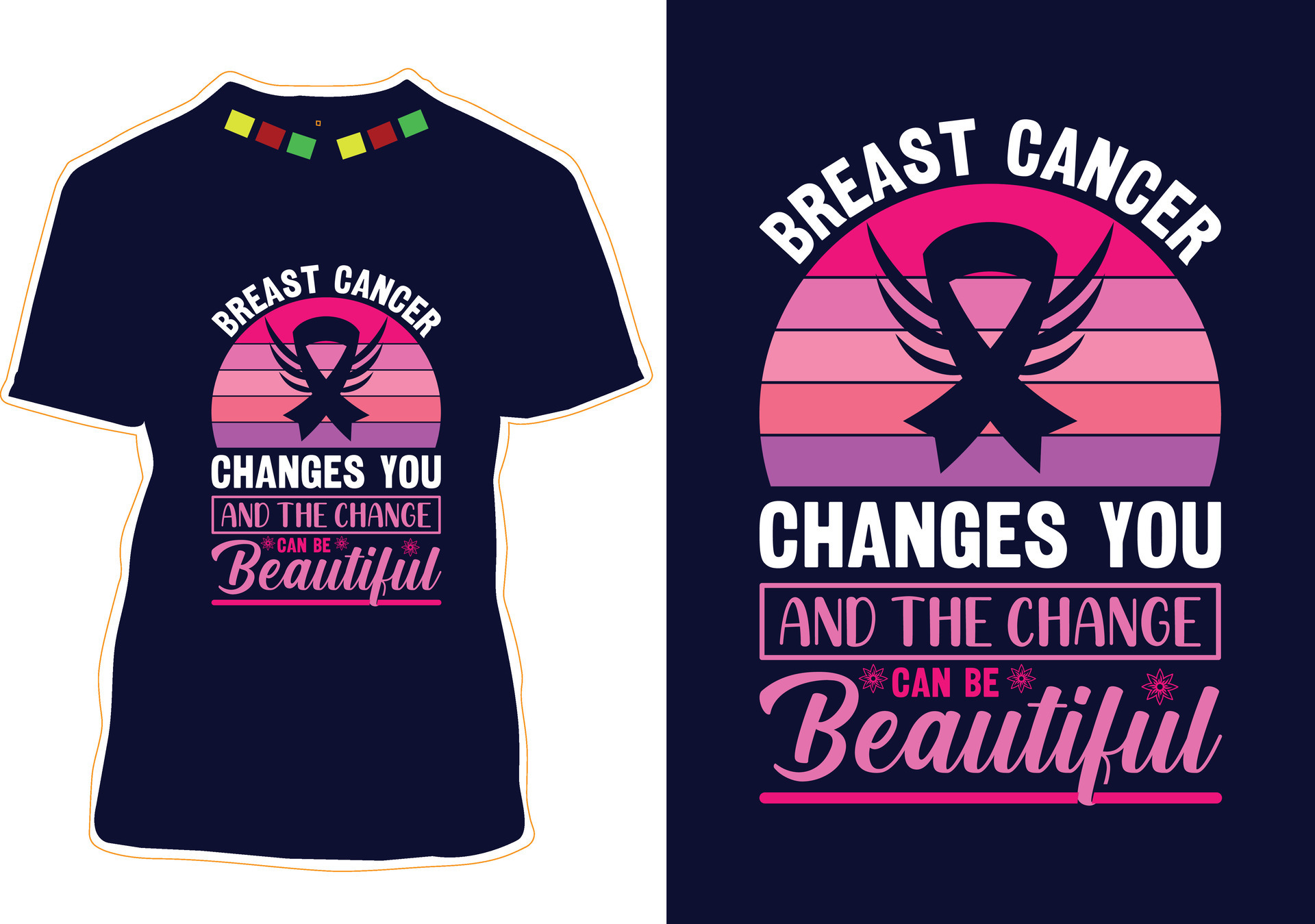 Breast Cancer Awareness T Shirt Design 27502011 Vector Art At Vecteezy