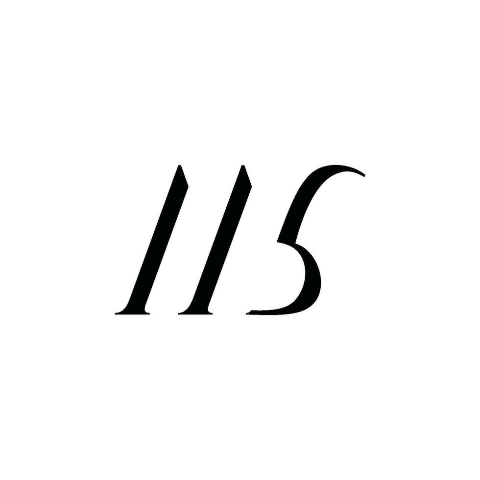 letter 2b simple abstract elegant design vector 27502505 Vector Art at ...