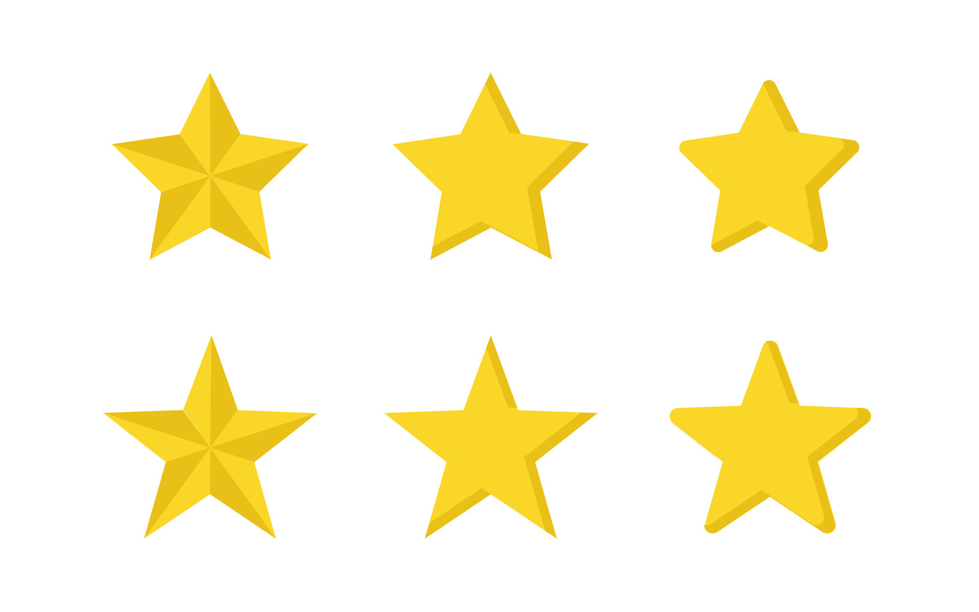 Vector flat star collection 27508865 Vector Art at Vecteezy