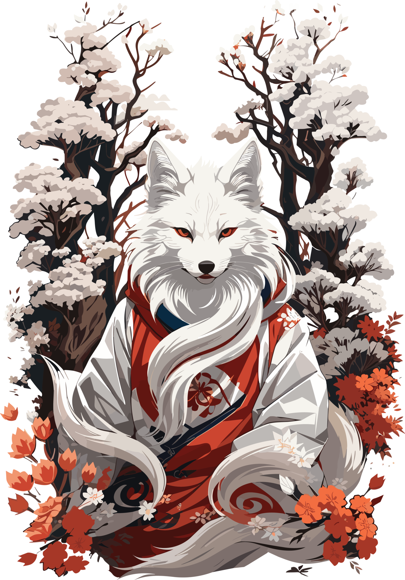 Mystical Kitsune Enigmatic Charms of the Fox Spirit AI generative ... Mystical Kitsune Enigmatic Charms of the Fox Spirit AI generative ...