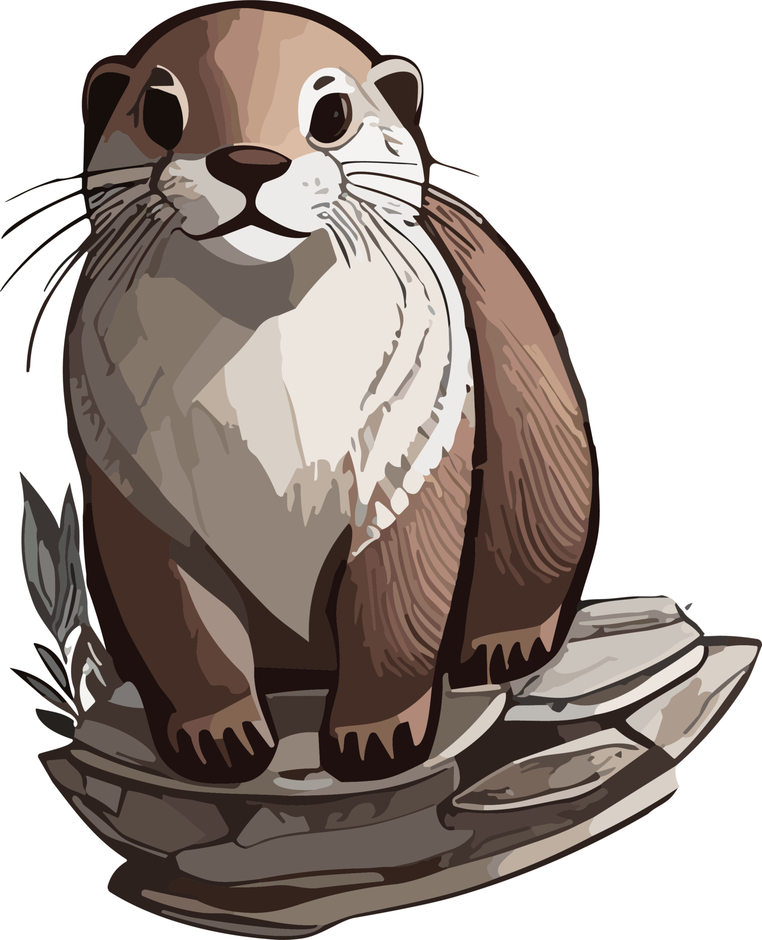 Graceful Otters Navigating Waters with Elegance AI generative 27511034 PNG Graceful Otters Navigating Waters with Elegance AI generative 27511034 PNG