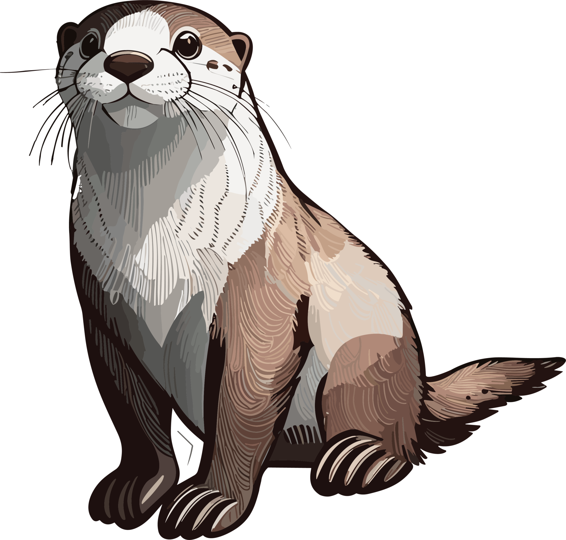 Graceful Otters Navigating Waters with Elegance AI generative 27511037 PNG Graceful Otters Navigating Waters with Elegance AI generative 27511037 PNG