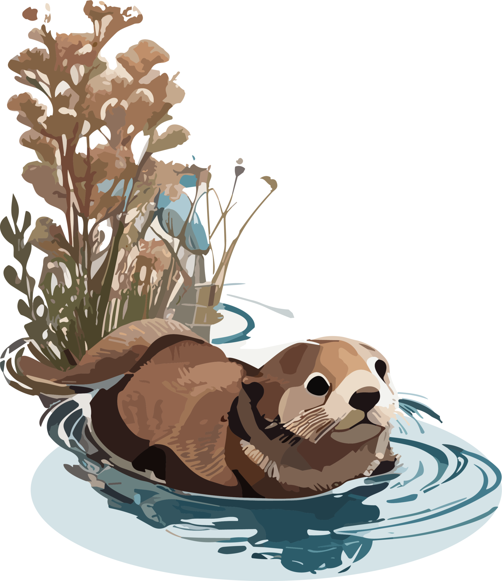 Graceful Otters Navigating Waters with Elegance AI generative 27511038 PNG Graceful Otters Navigating Waters with Elegance AI generative 27511038 PNG
