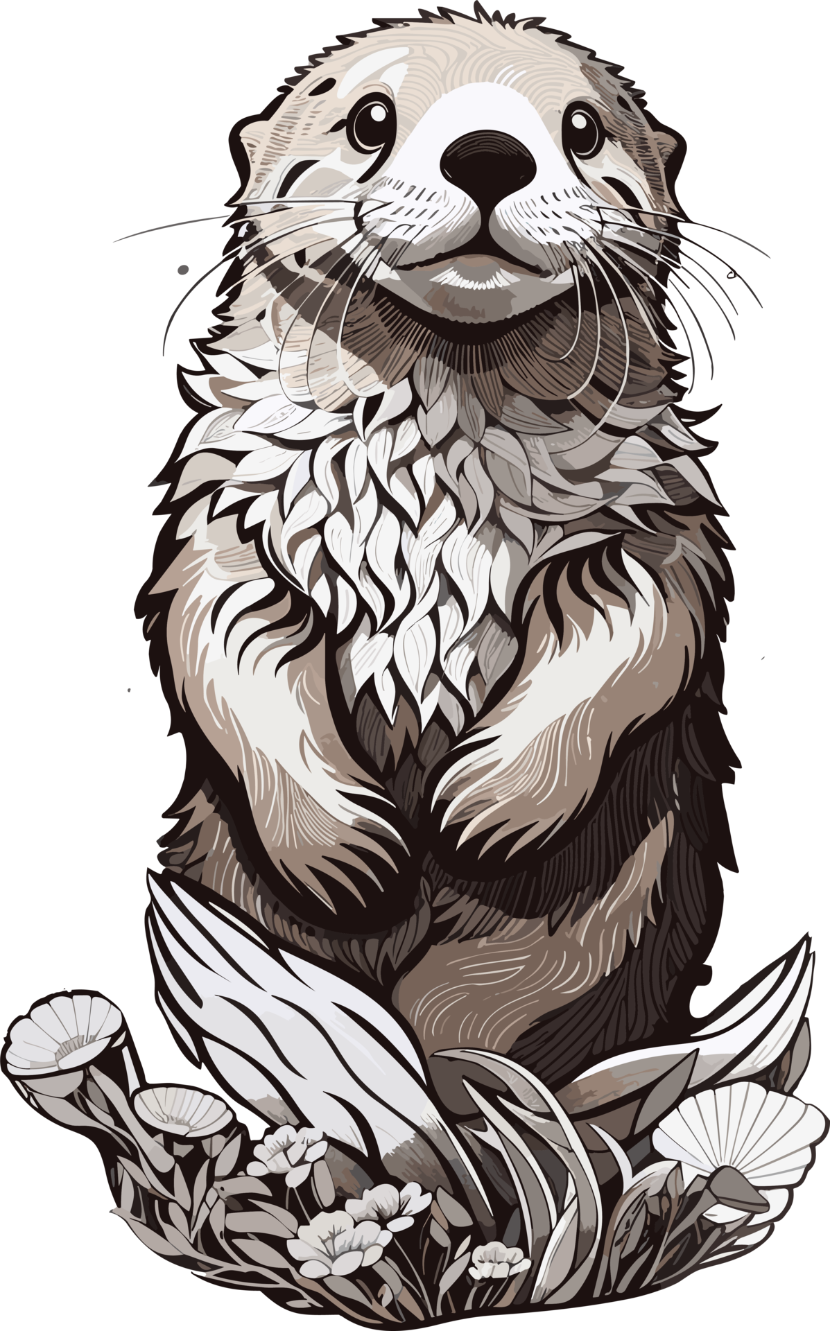 Graceful Otters Navigating Waters with Elegance AI generative 27511042 PNG Graceful Otters Navigating Waters with Elegance AI generative 27511042 PNG