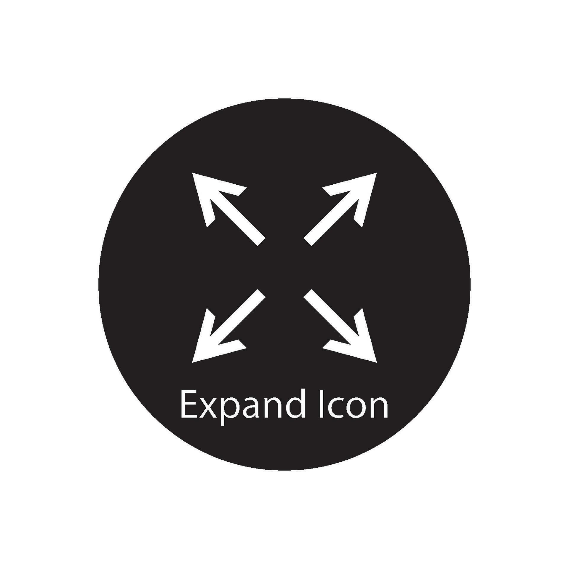 expand icons vector 27511901 Vector Art at Vecteezy