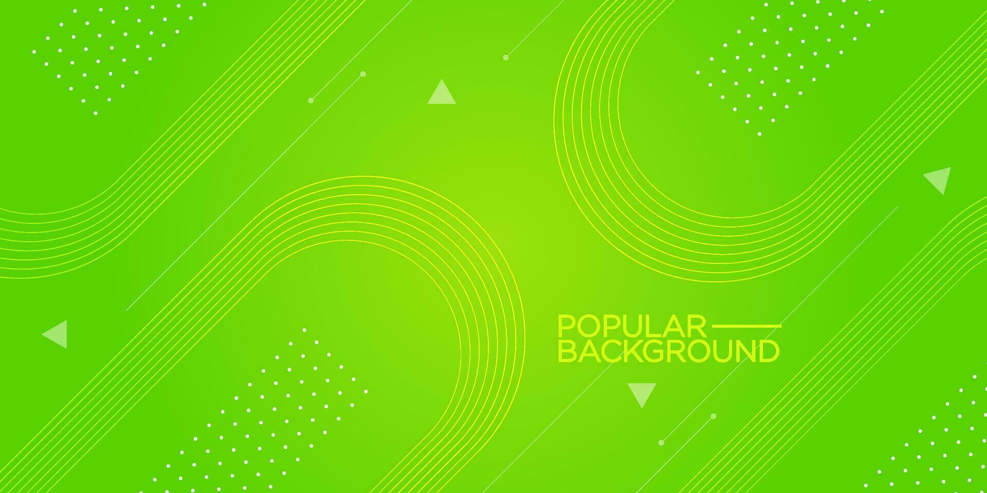 Abstract bright green geometric background template vector with curve ... Abstract bright green geometric background template vector with curve ...