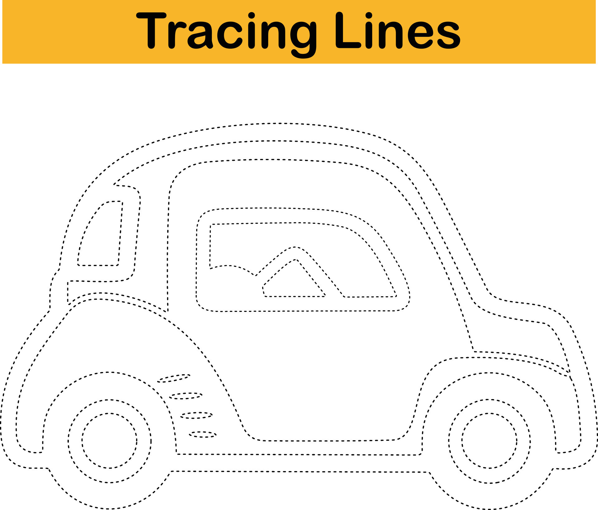hand drawn tracing worksheets for kids pencontrol and handwriting ...