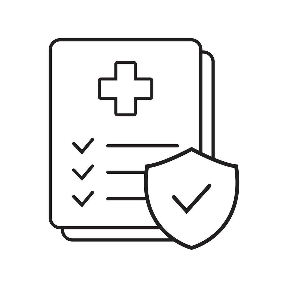 Medical insurance icon, Health insurance icon on white background ... Medical insurance icon, Health insurance icon on white background ...