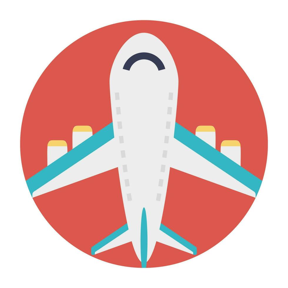 Air travel transport with aeroplane or airplane 27515711 Vector Art at ...