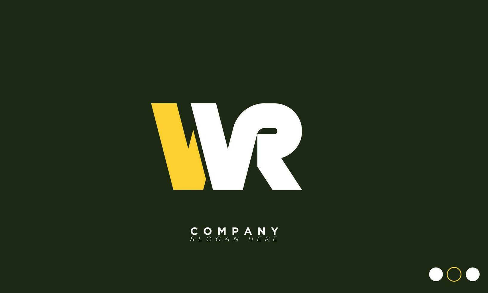 Wr Alphabet Letters Initials Monogram Logo Rw W And R 27516408 Vector