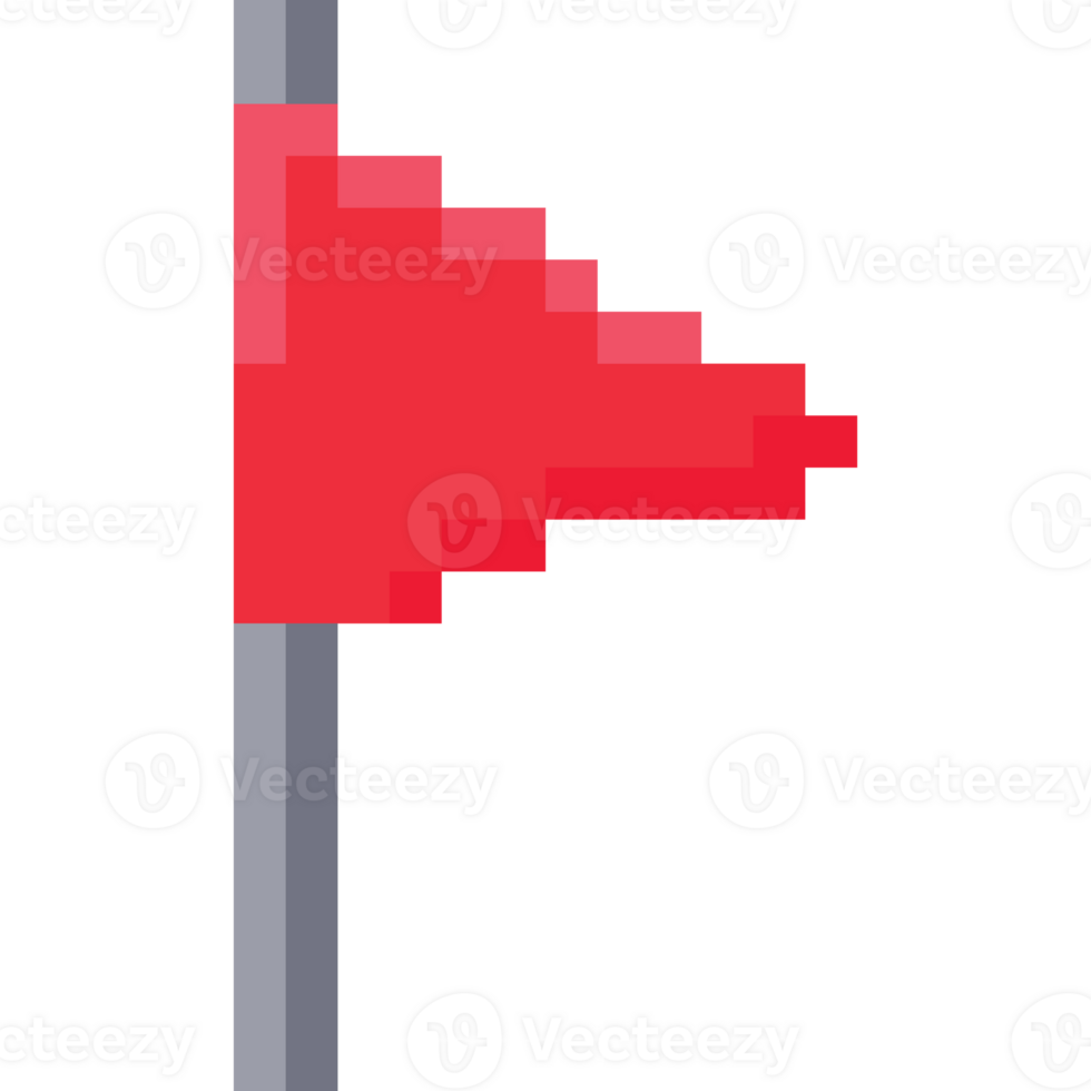 Pixel art red flag icon 27517790 PNG Pixel art red flag icon 27517790 PNG