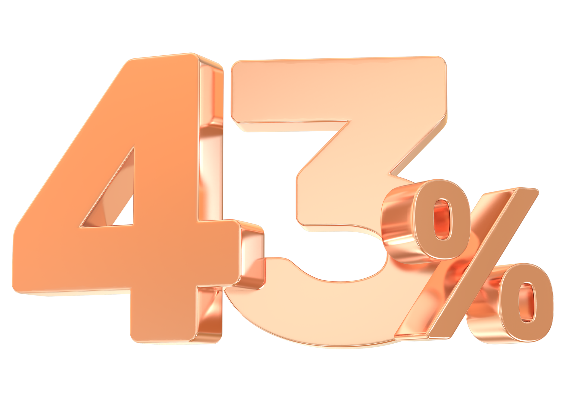 Gold Percent Number 43 27523267 PNG gold-percent-number-43-27523267-png