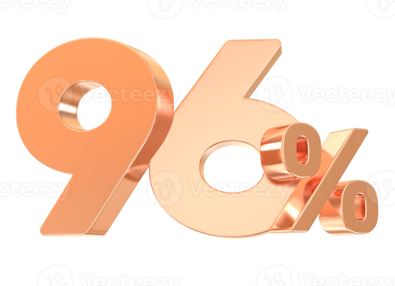Gold Percent Number 96 27523557 Png