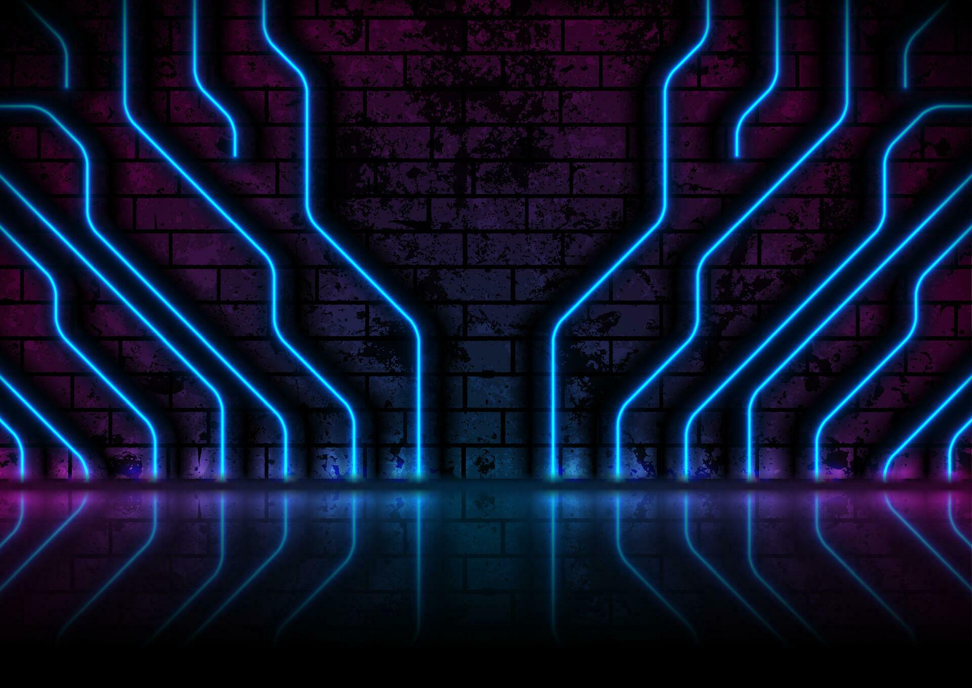 Blue Neon Circuit Board Technology Grunge Background 27532269 Vector Art At Vecteezy