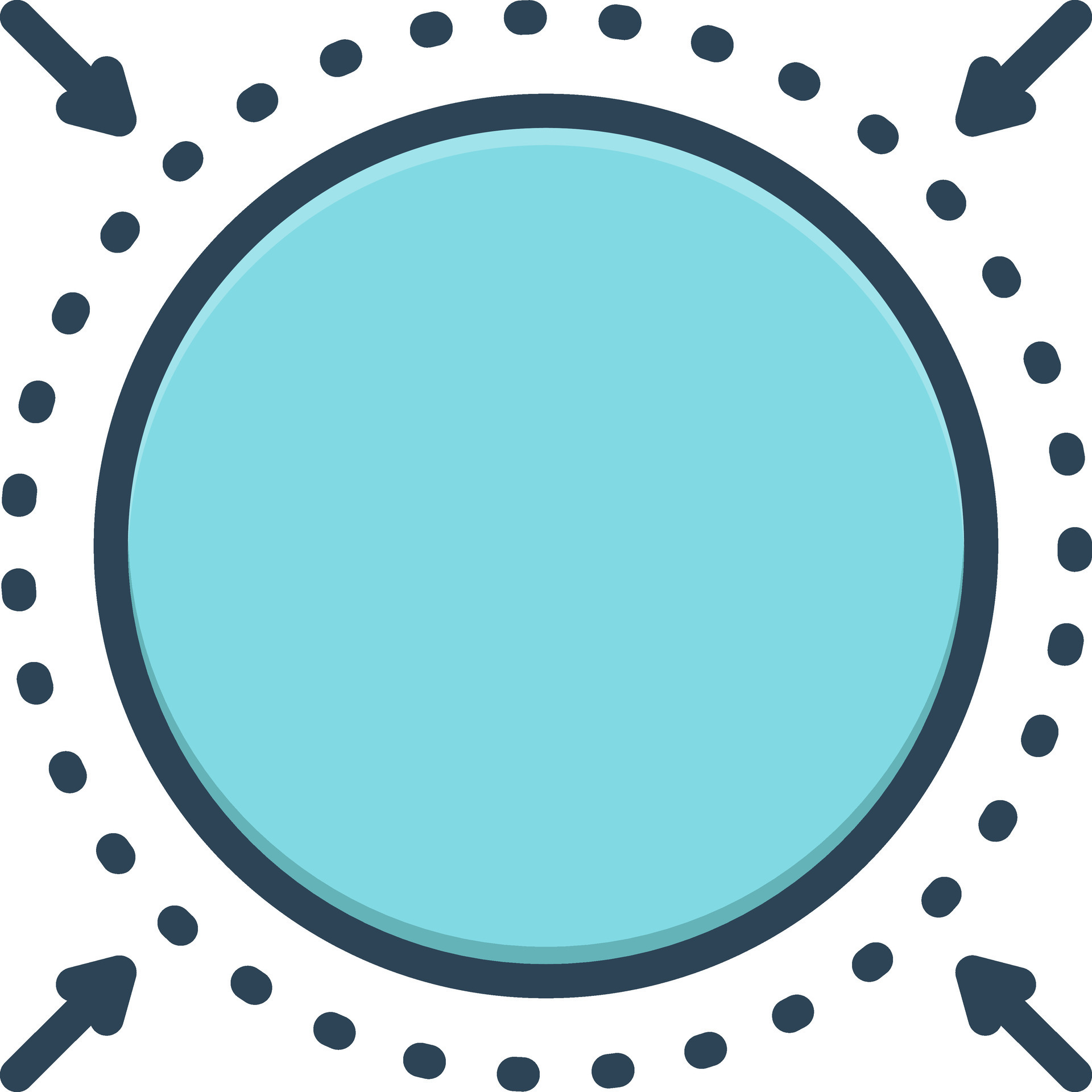 color icon for boundary 27533608 Vector Art at Vecteezy