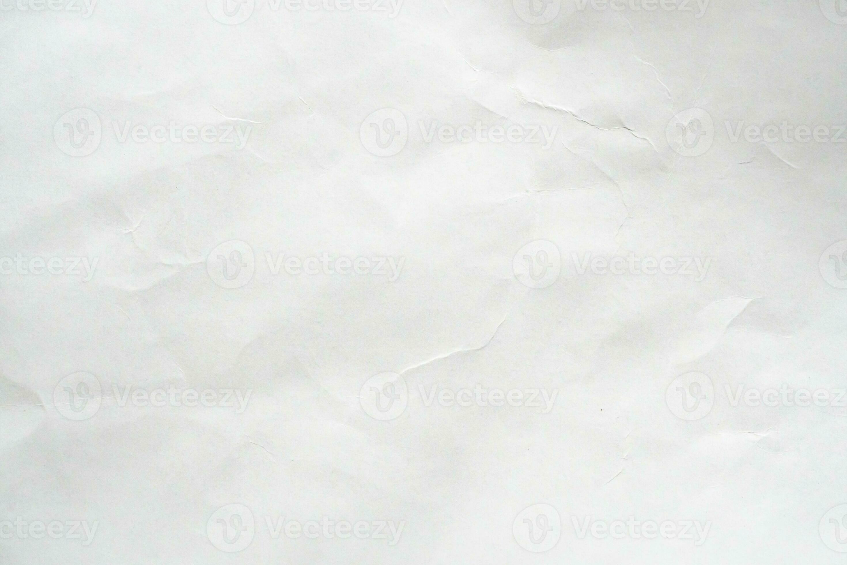 Abstract white crumpled and creased recycle paper texture background ...