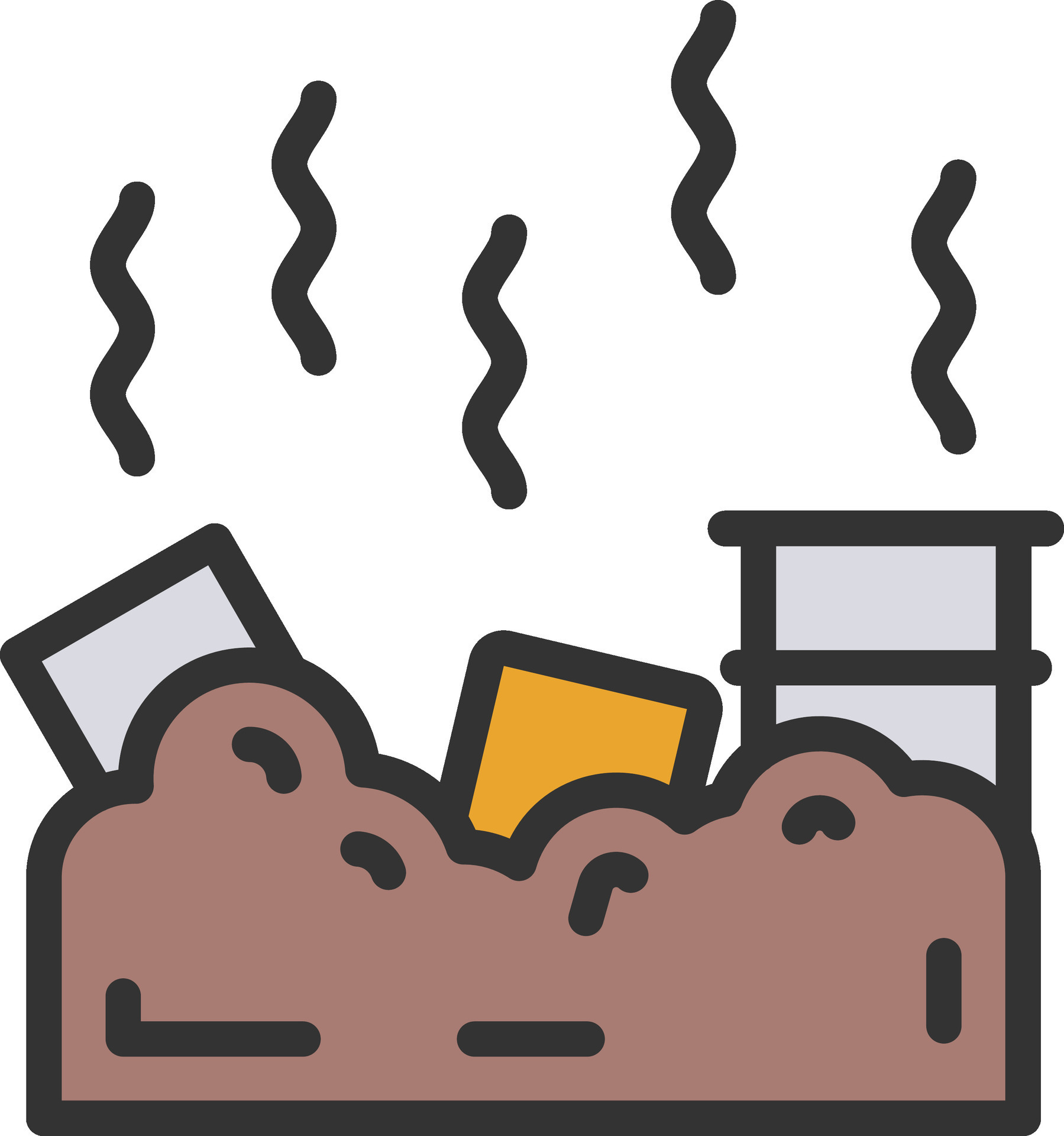 Landfill Icon Image. 27534742 Vector Art at Vecteezy Landfill Icon Image. 27534742 Vector Art at Vecteezy