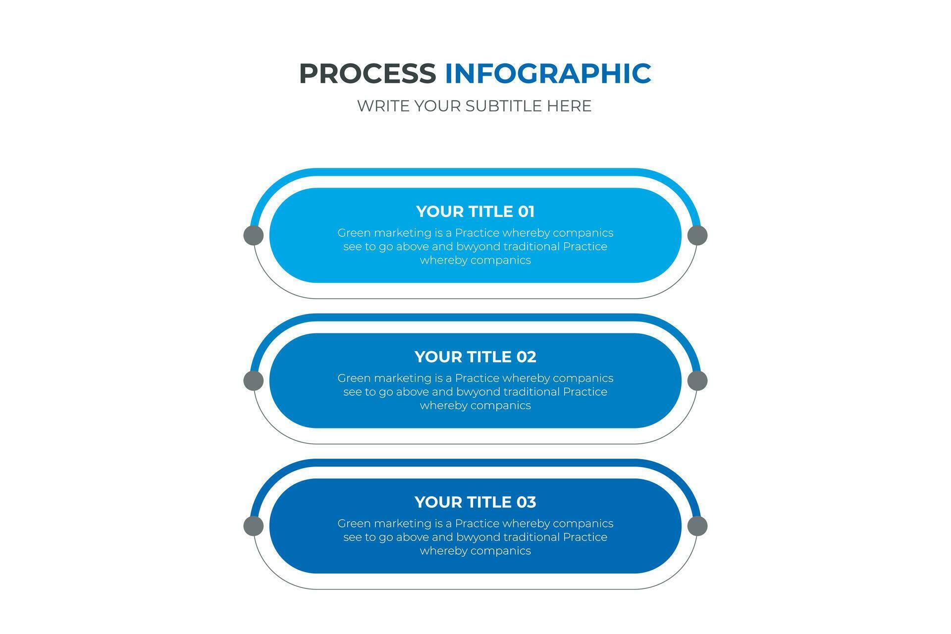 3 step infograph with business icons. Vertical infographic, business ...