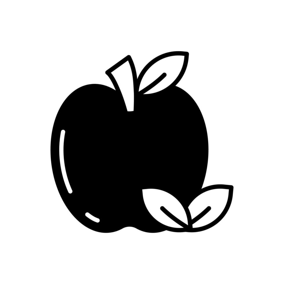 Apple icon in vector. Illustration 27538489 Vector Art at Vecteezy